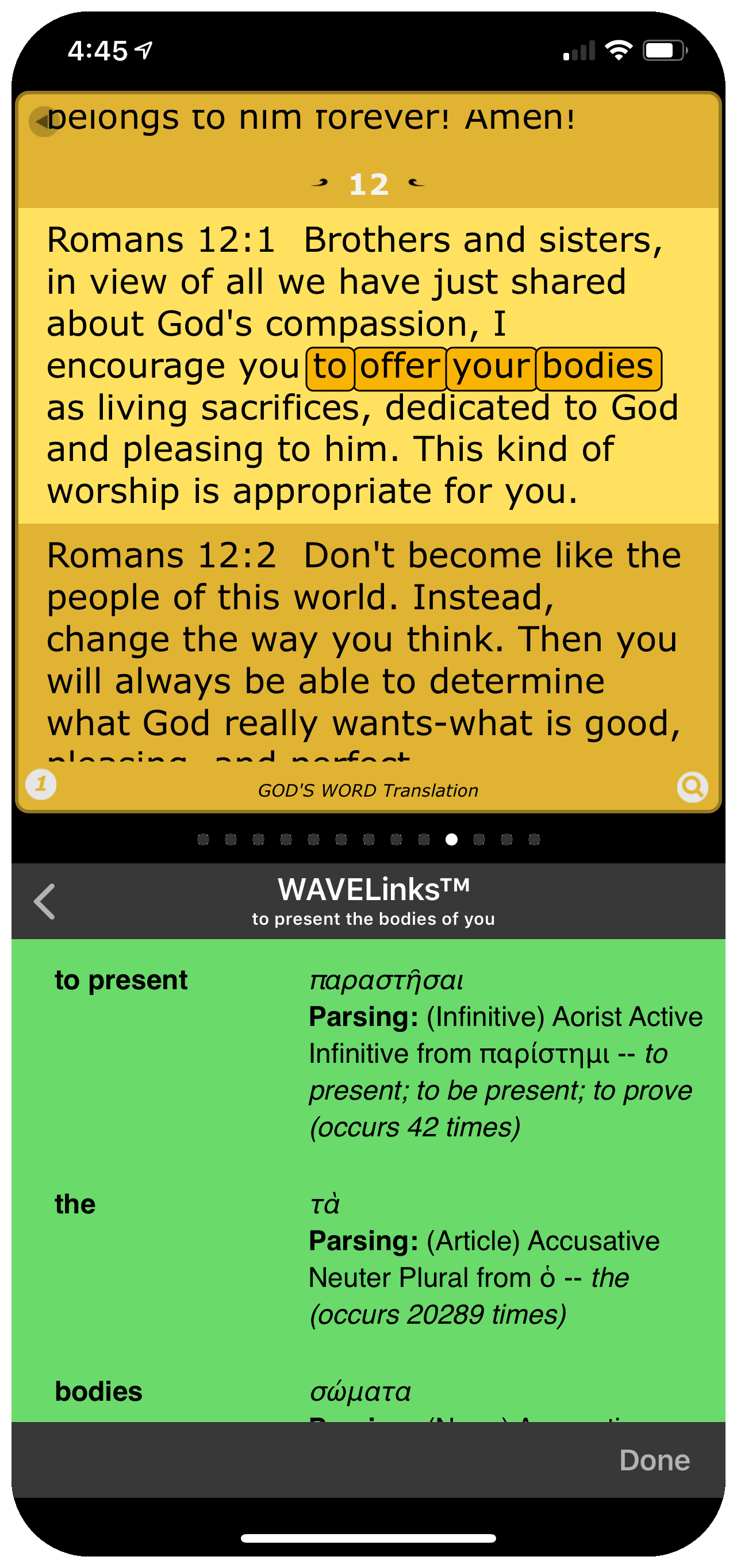 Spectrum Bible – Simple and deep access to the Bible itself